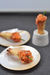 French Laundry’s Salmon Tartare Cornets | Trissalicious
